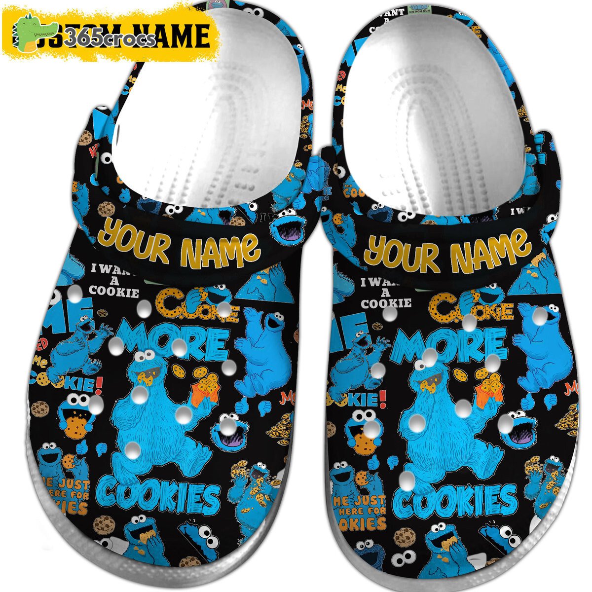 Best Cookie Monster Crocs For Sale - Shop Unique Styles Now! | 365crocs