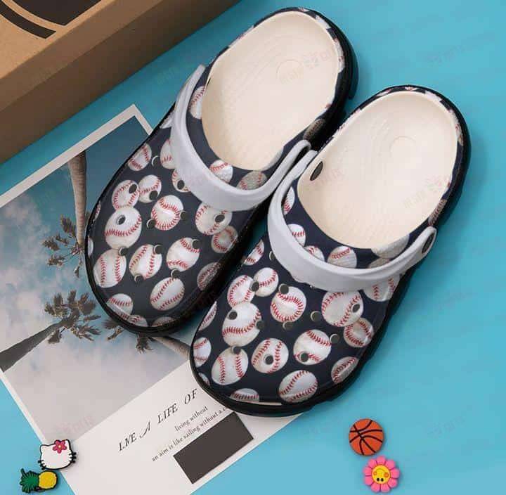 Diamond Dreams: Score Big with Baseball Crocs Classic Clogs Shoes ...