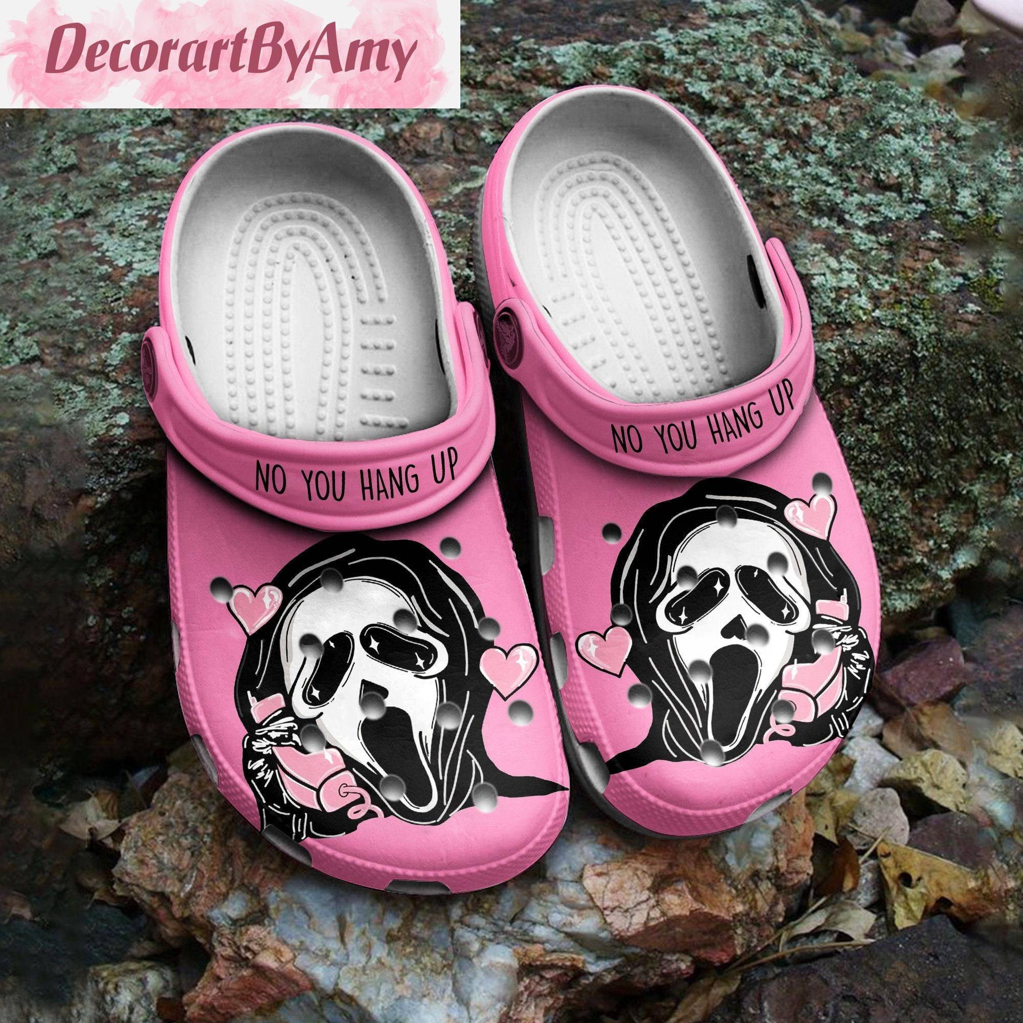 Ghostface Scream Halloween Crocs Horror Movie Sandals Gift Idea - 365crocs