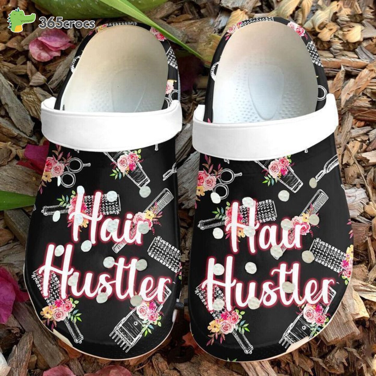 Hairstylist Themed Hair Hustler Classic Footwear Clog Unique Design ...