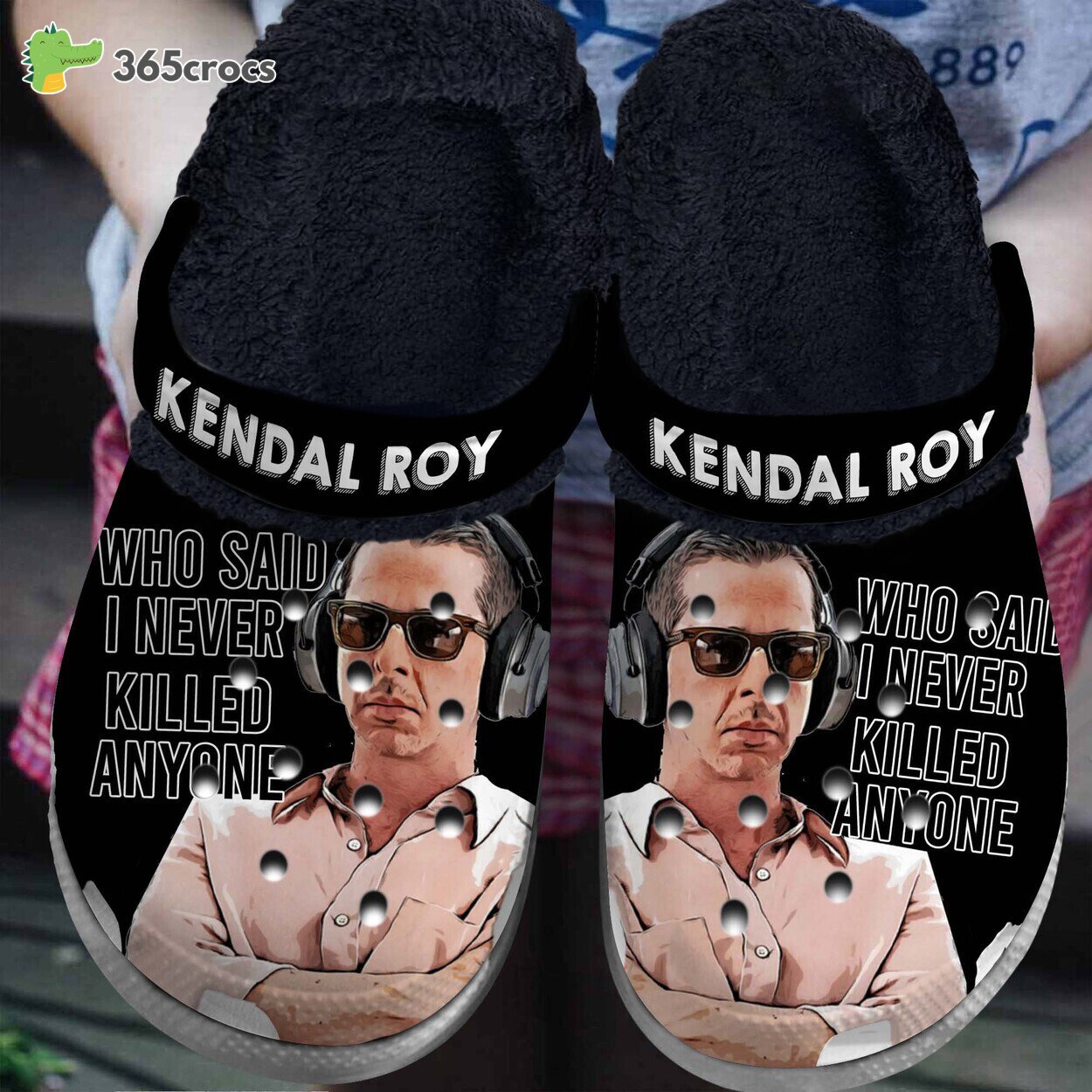 Kendall Roy Actor Enthusiast's Comfort Footwear Fur Lined Crocs Movie ...