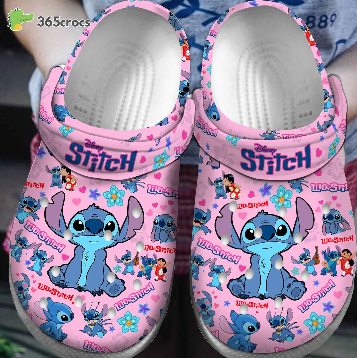Lilo Stitch Cartoon Premium Comfortable Clogs Crocs Shoes - 365crocs