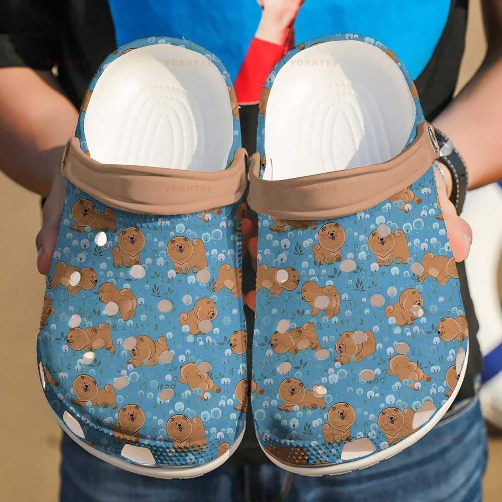 Lovely Chow Chow Gift For Lover Rubber clog Crocs Shoes - 365crocs