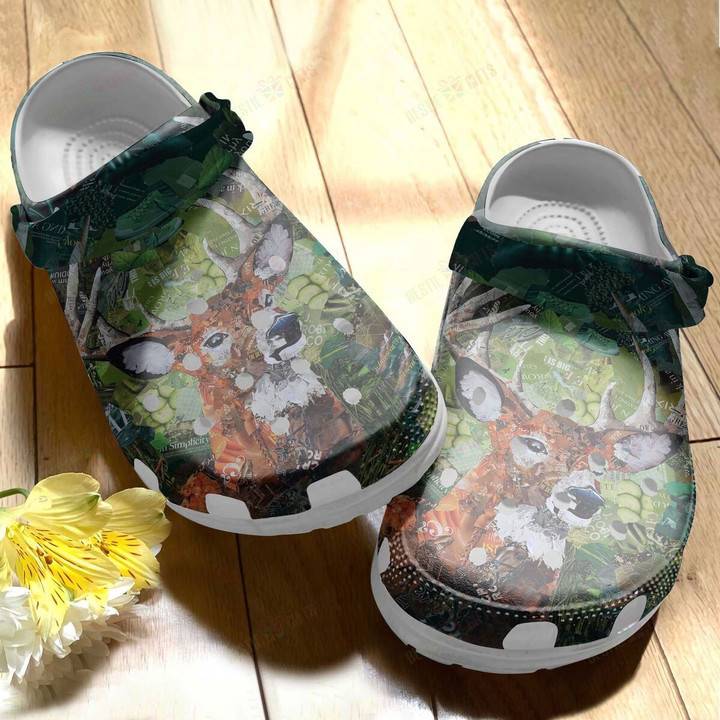 Oh Deer Art Crocs Classic Clogs Shoes - 365crocs