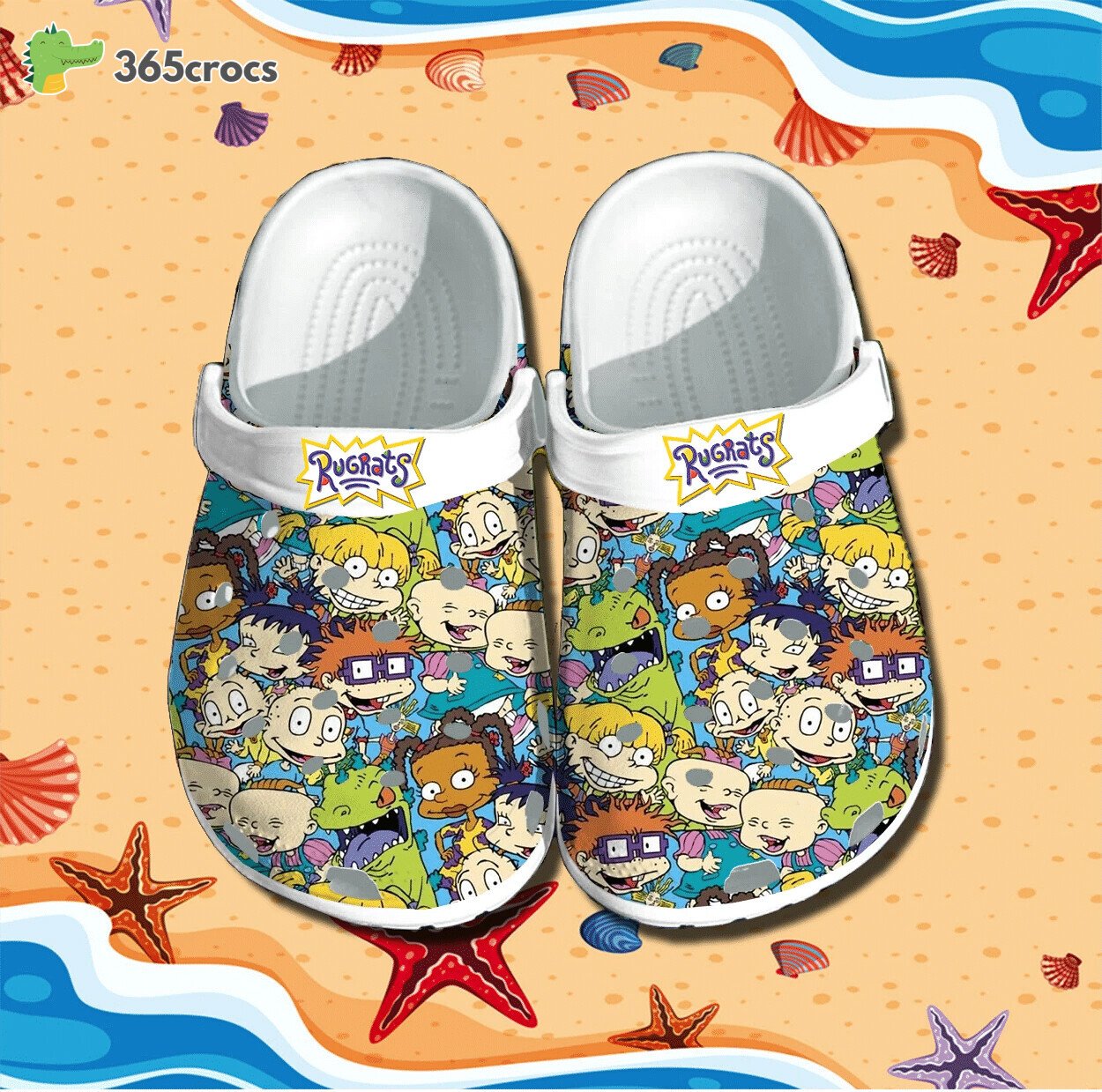 Rugrats Childhood Adventures Unique Comfort Design Crocs Clog Shoes ...