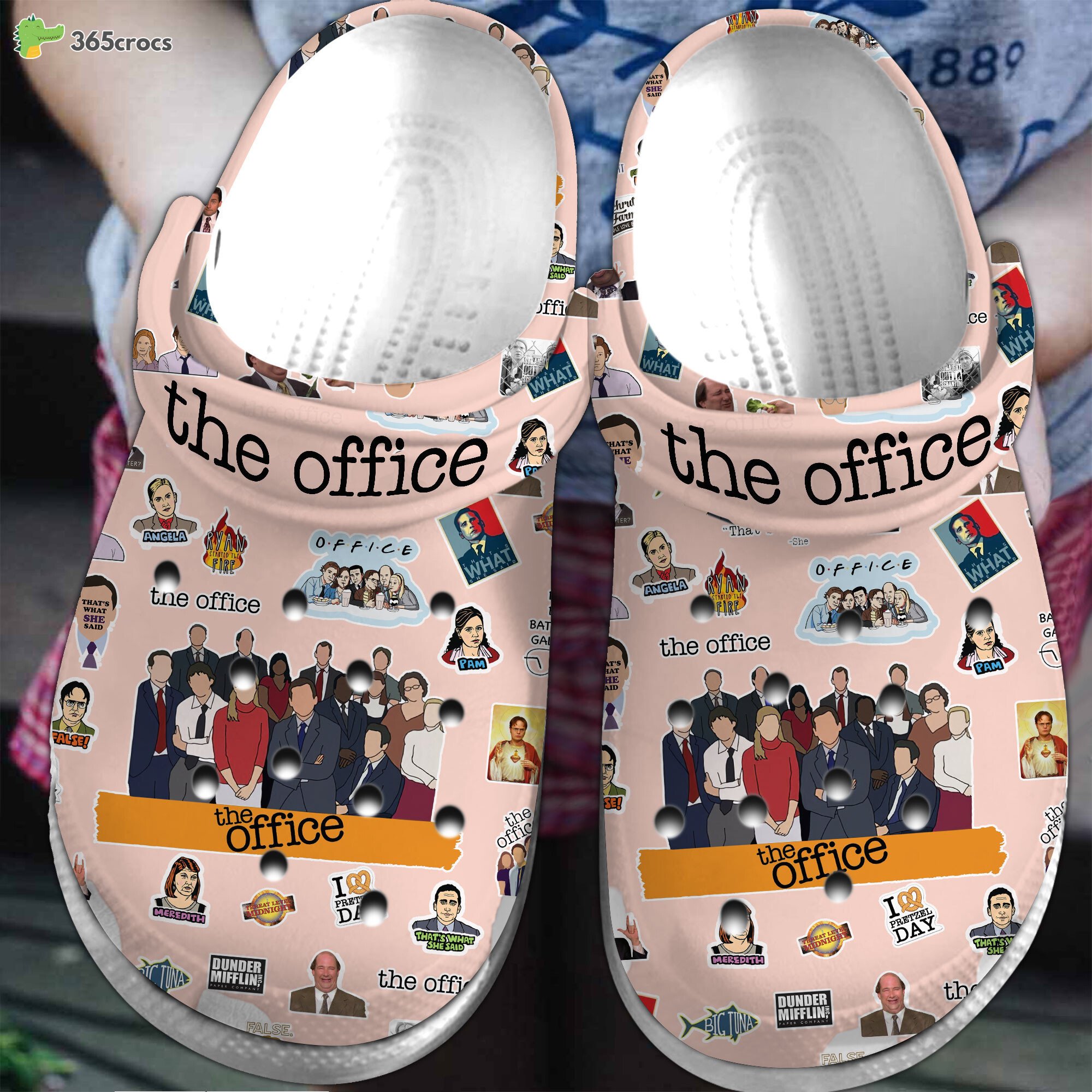 The Office Series Comfortable Clogs Shoes Crocs Edition Fun Design ...
