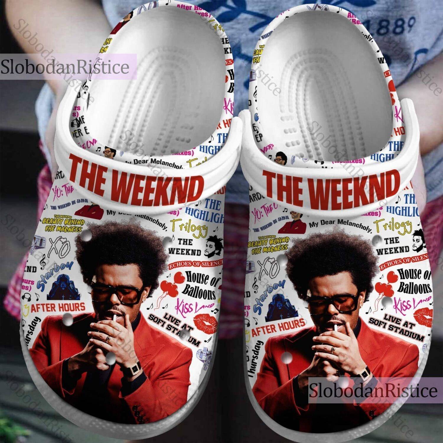 The Weeknd After Hours til Dawn Tour Unique Personalized Clogs Slipper - 365crocs