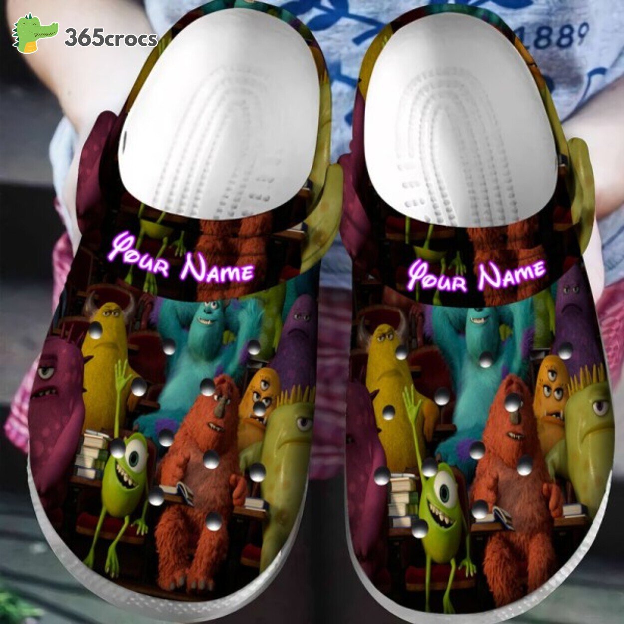 Version 16 Monsters University Inc Disney Pixar Crocs Clogs - 365crocs