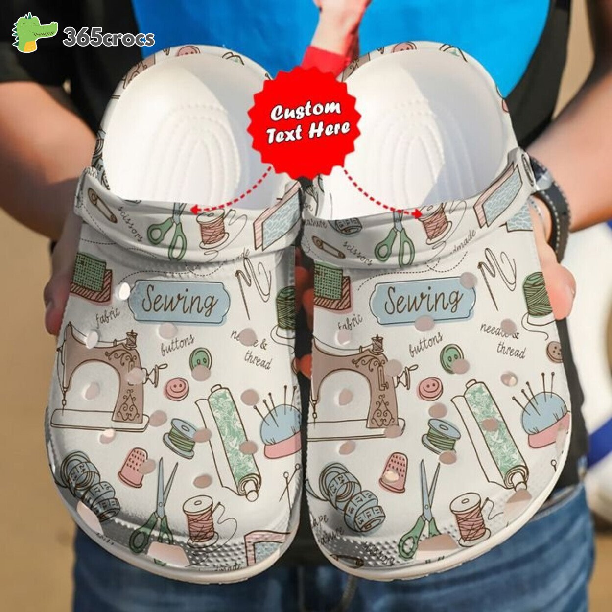 Vibrant Sewing Pattern Customized Design Comfortable Clog Footwear ...
